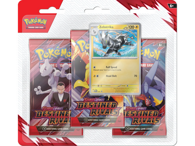 Pokemon TCG: Scarlet & Violet - Destined Rivals - 3-Pack Blister — Card ...